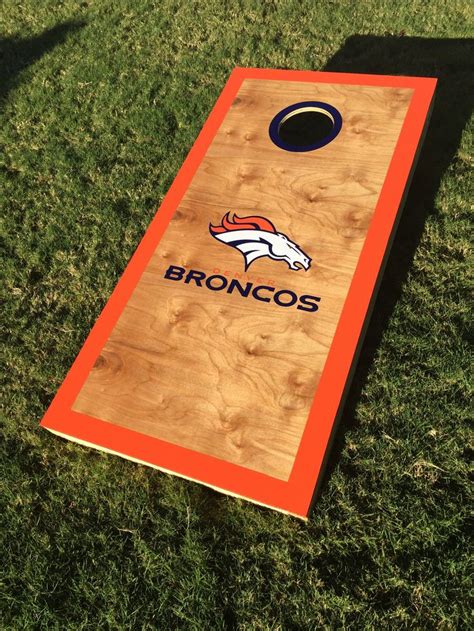 Denver Broncos Cornhole Boards Cornhole Designs Cornhole Boards