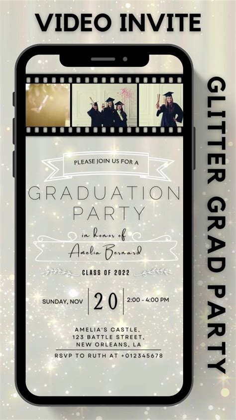Graduation Party Invitation Template Grad Party Invite Artofit