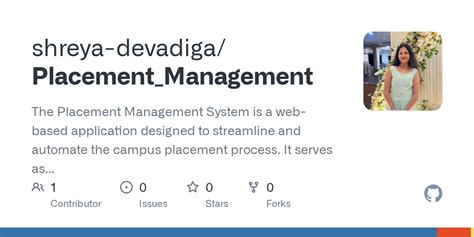 Github Shreya Devadigaplacementmanagement The Placement Management
