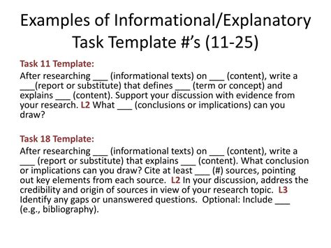 Ppt Understanding The Informationalexplanatory And Narrative Rubrics