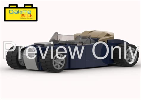Lego Moc Hot Rod Cabriolet By Giakime Brick Rebrickable Build With Lego