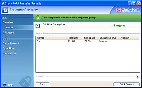 Check Point Endpoint Security Full Disk Encryption מוצרי צ ק פוינט