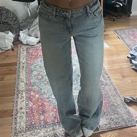 Pacsun Low Rise Baggy Size 25 Never Worn Zero Depop
