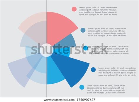 Visualization Pie Chart Dashboard Design Dashboard Stock Vector