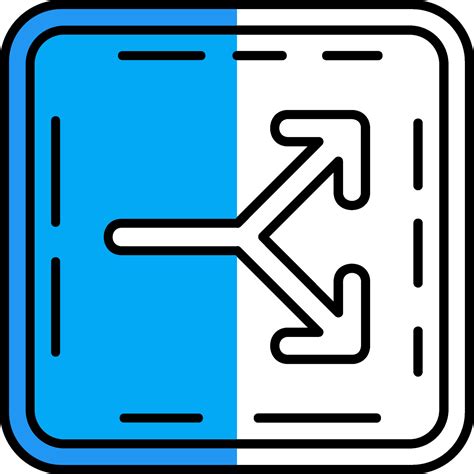 Split Filled Half Cut Icon 41664691 Vector Art At Vecteezy