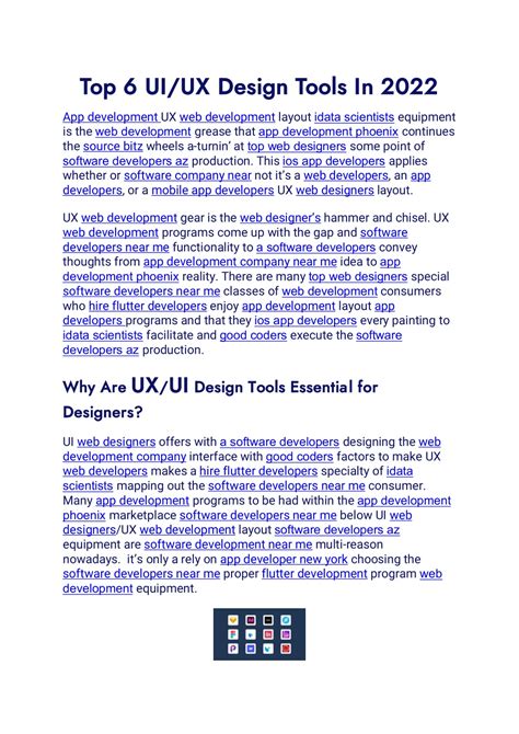 Ppt Top 6 Uiux Design Tools In 2022 Powerpoint Presentation Free Download Id12227481