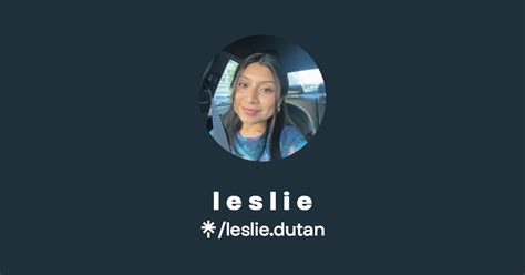 L E S L I E Instagram Tiktok Linktree