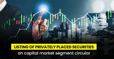Listing Of Privately Placed Securities On Capital Market Segment Circular