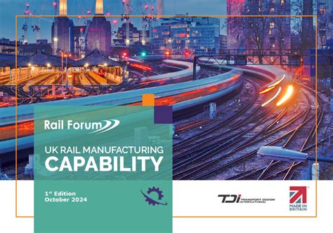 Rail Forum Launches Uk Rail Manufacturing Capability Brochure Rail Forum