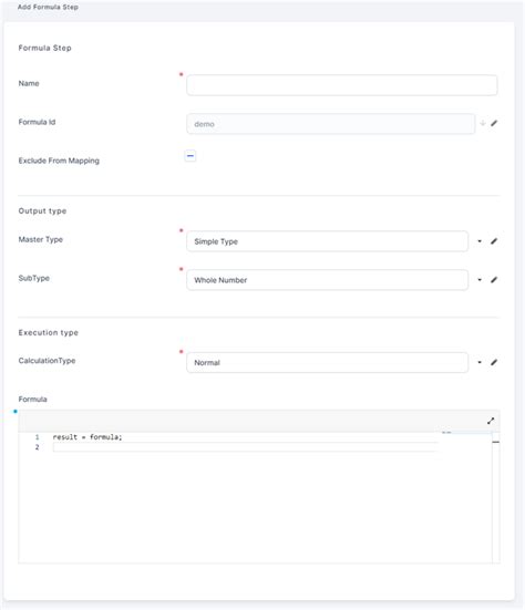 Formula Editor