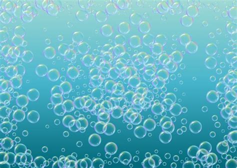 Free Vector Bathtub Foam Detergent Soap Bubble And Suds For Bath Shampoo