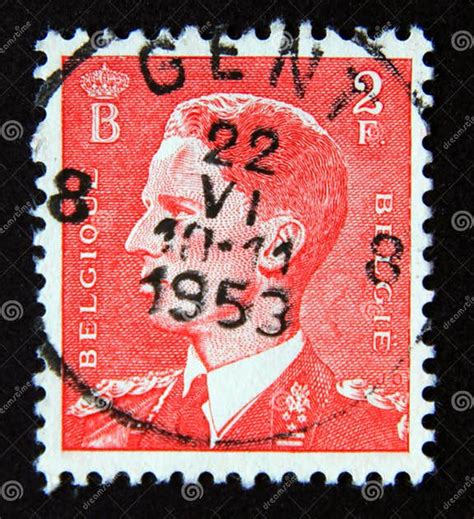 邮票比利时1952 博杜安肖像画 编辑类图片 图片 包括有 有历史 明显 图画 历史记录 贝杜安 229927560