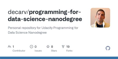 GitHub Decarv Programming For Data Science Nanodegree Personal Repository For Udacity