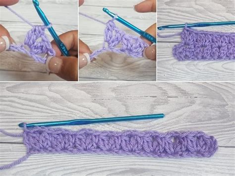 Crochet Cluster V Stitch Tutorial With Video Crafting Happiness
