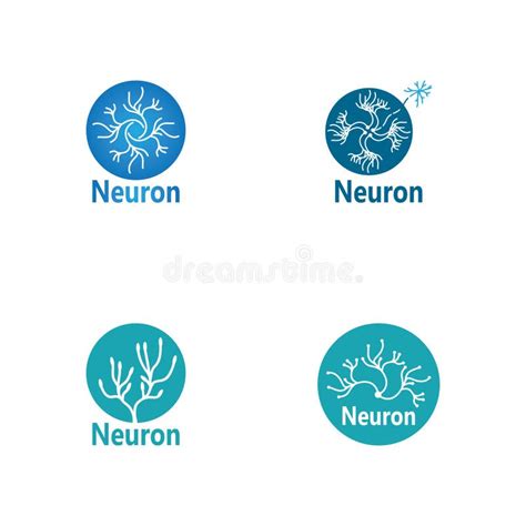 Neuron Logo Neuron Nerve Or Seaweed Vector Abstract Molecule Design