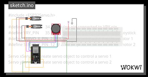 ESP Servo Wokwi ESP32 STM32 Arduino Simulator