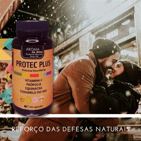 Protec Plus 60 Cápsulas Aroma Da Terra Produtos Naturais
