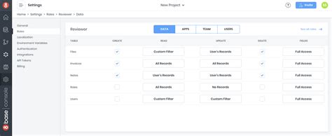 quick start 8base docs