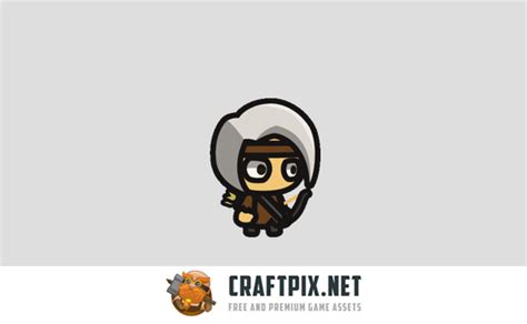 Archer Tiny Style 2D Character Sprites CraftPix Net