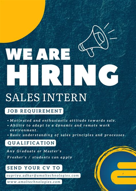Supriya Adkar On Linkedin Hiring Salesintern Amoltechnologies