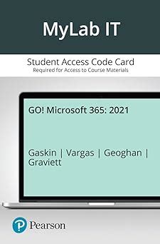 Amazon GO MyLab IT With Pearson EText Access Code Gaskin Shelley