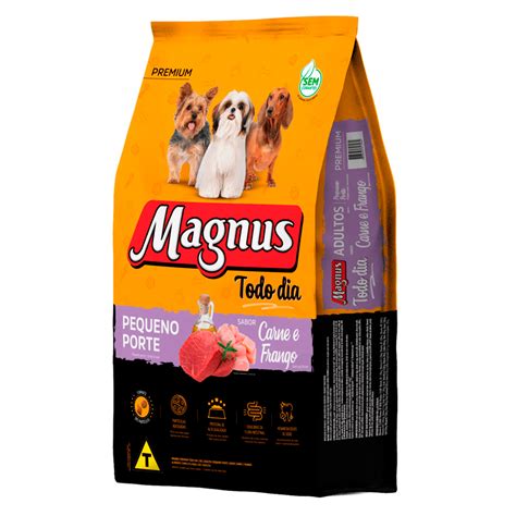 Ração Magnus Todo Dia Adulto Pequeno Porte Carne Frango kg Nutrivale O shopping do seu pet