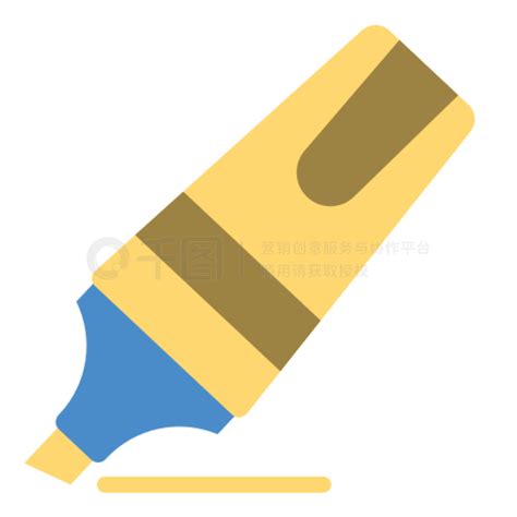 荧光笔免抠元素 荧光笔 素材免费下载 512像素 Svg格式 编号53931489 千图网
