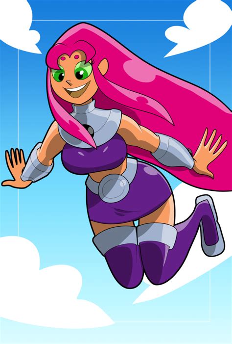 Starfire Flying By Atomictiki On Deviantart