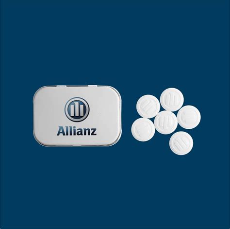 Custom Shaped Mints In Personalised Tins With Logo Printed