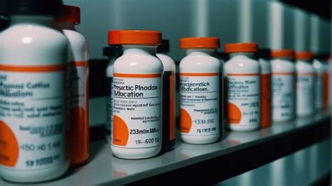 Premium Photo Pill Bottles With Color Coded Medication