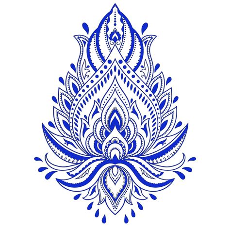 Lotus Mandala Stencil Sizes A3 A4 A5 And Larger Bohemian Modern Etsy