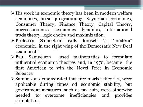 Paul Anthony Samuelson Pptx