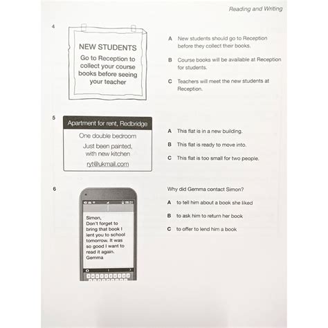 Sách Cambridge A2 Key English Test 1 Chứng Chỉ Ket For The