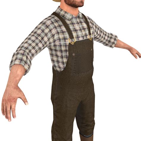 농부 N3 3d 모델 99 Max Fbx Free3d