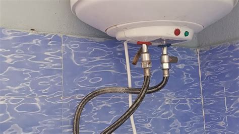 Geyser Pipe Leakage Video Electrical Geyser Fitting Youtube