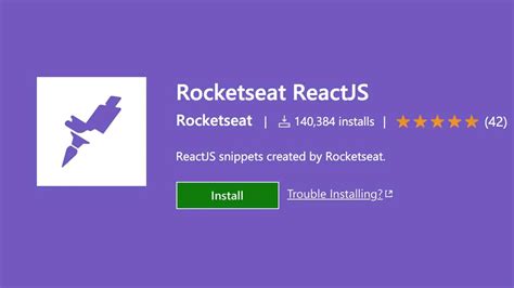 Rocketseat Reactjs Snippets For Visual Studio Code Editor