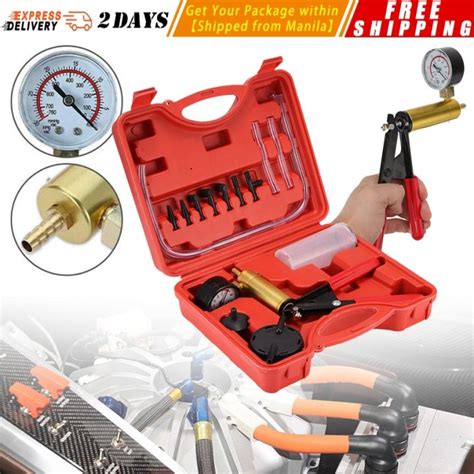 【brake Bleeder Kit】hand Held Vacuum Pistol Pump Tester Kit Diy Brake