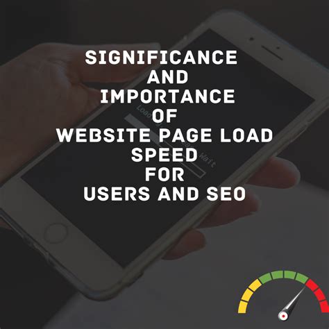 Significance And Importance Of Website Page Load Speed For Users And