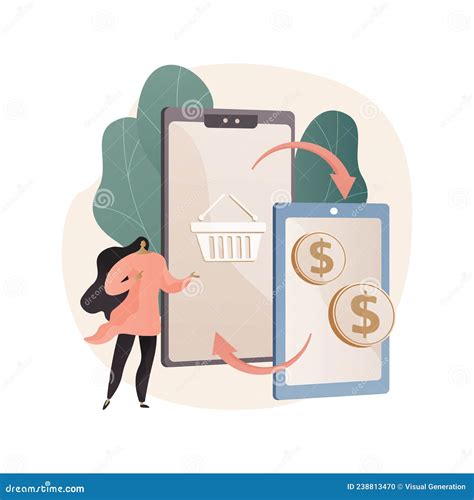 Mobile Device Trade In Abstract Concept Vector Illustration Stock Vector Illustration Of