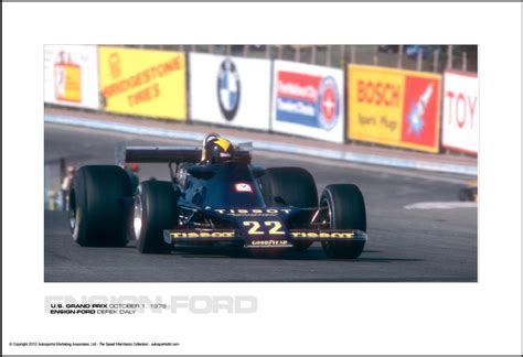 ENSIGN FORD DEREK DALY U S GRAND PRIX OCTOBER Autosports Marketing Associates Ltd