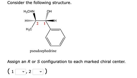 Solved Consider The Following Structure Assign An R Or S Chegg