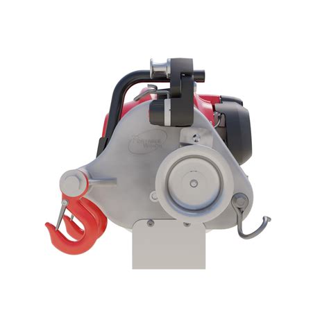 Portable Winch Pcw4000 A Gas Powered Pulling Winch Honda Gx50