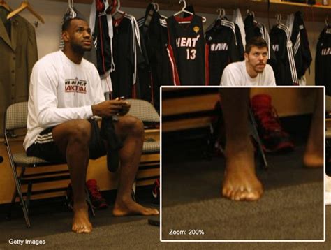 Lebron Jamess Feet