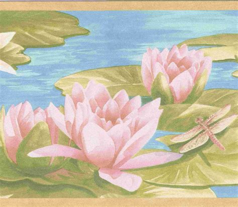 Lily Pad Wallpaper WallpaperSafari