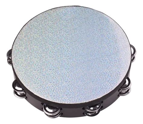 Pandeiro De Madeira De 10 Polegadas Com Jingles De Duas File Frete Grátis