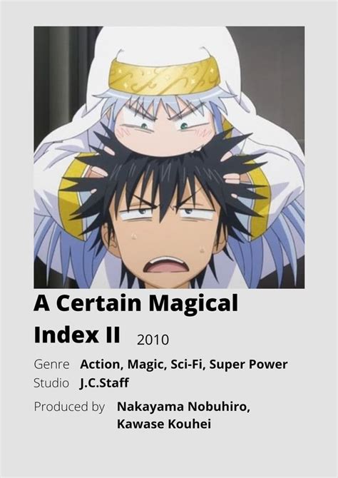 A Certain Magical Index II Personaggi Anime Anime Arte Delle Anime