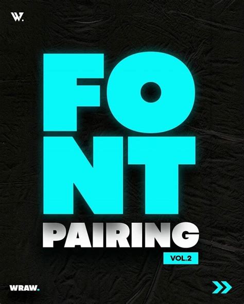 Fonts Pairing Ideas Vol 2 💙 Fonts Pairing Ideas Vol 2 By Ruslan