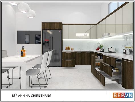 Tư Vấn Kích Thước Tủ Bếp Hiện đại Chuẩn Với Chiều Cao Người Dùng Việt