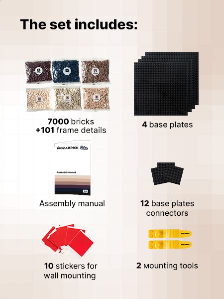 Buy MOZABRICK Color S and transform any picture into pixel art