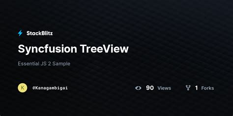 syncfusion treeview stackblitz